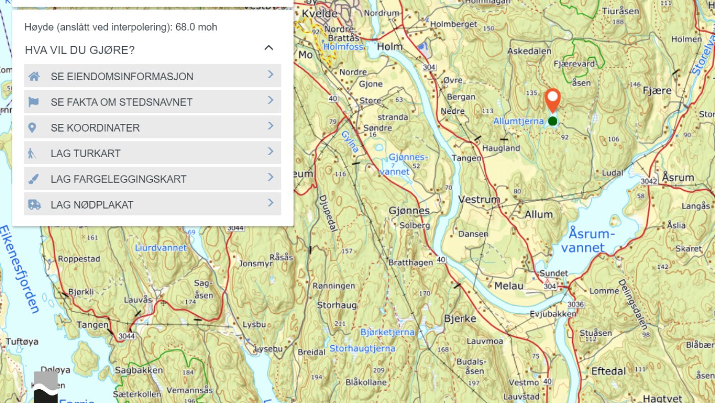 "HJFL's" fiskevann - Hedrum JFL
