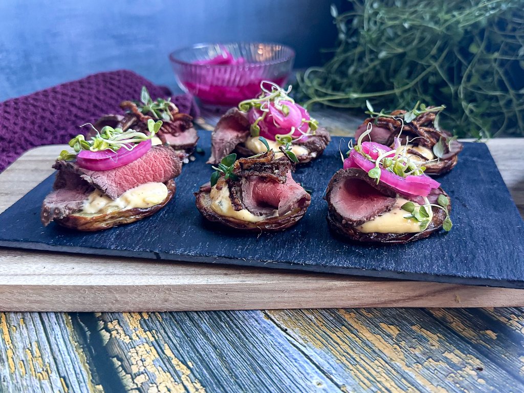 Roastbiff av hjort til tapas - NJFF