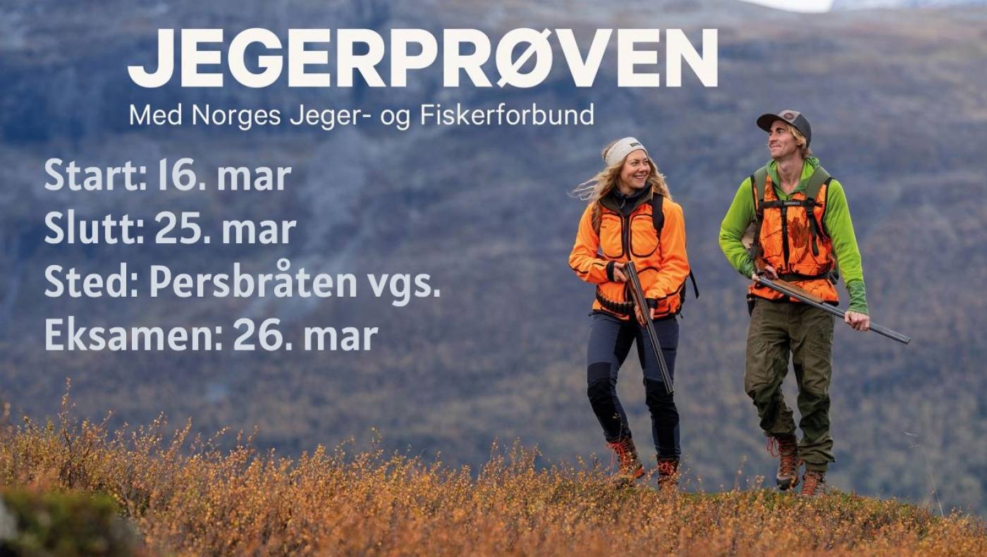 Jegerprøvekurs med Oslo JFF start 16/3-26 - Oslo JFF