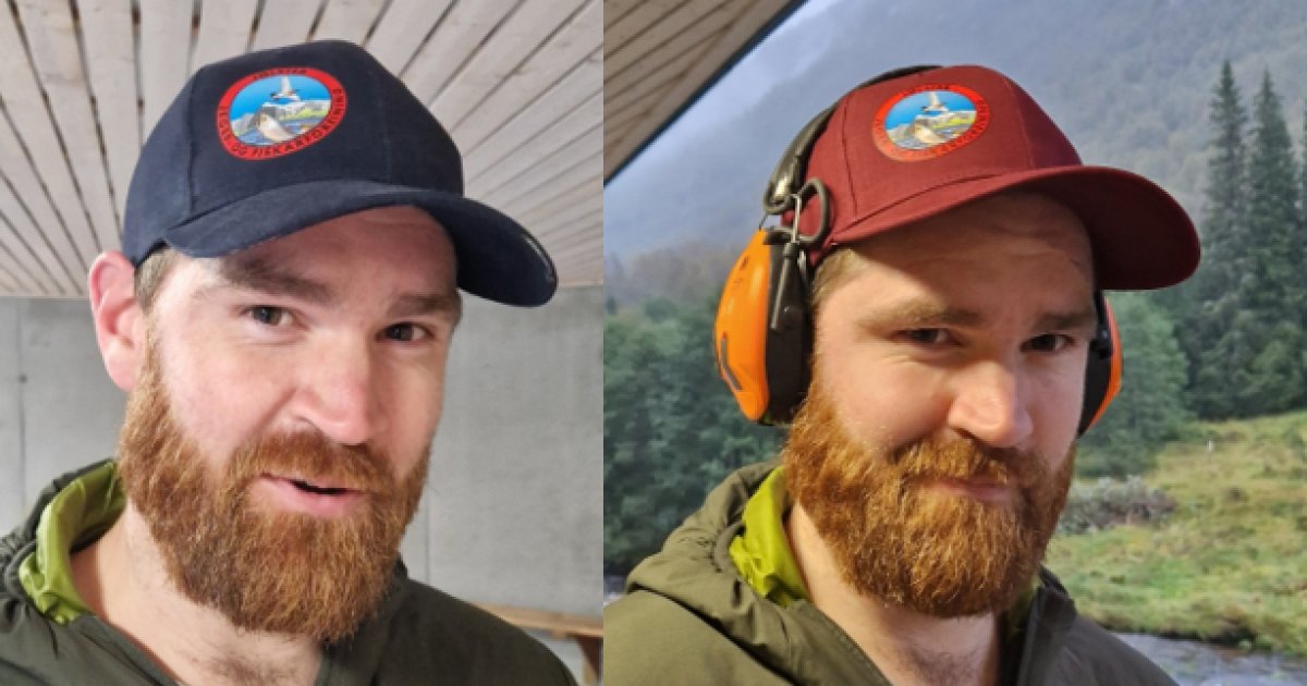 Caps med JJFF-logo - Jølster Jeger- og Fiskarforeining